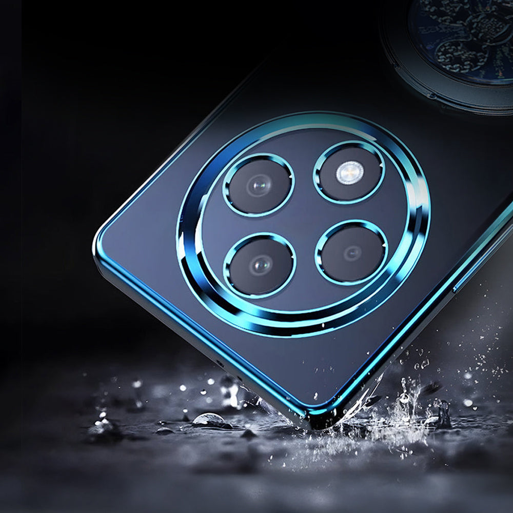 OPPO F27 PRO+ 5G Electroplating Reflective Fidget Rotating Back Case ...