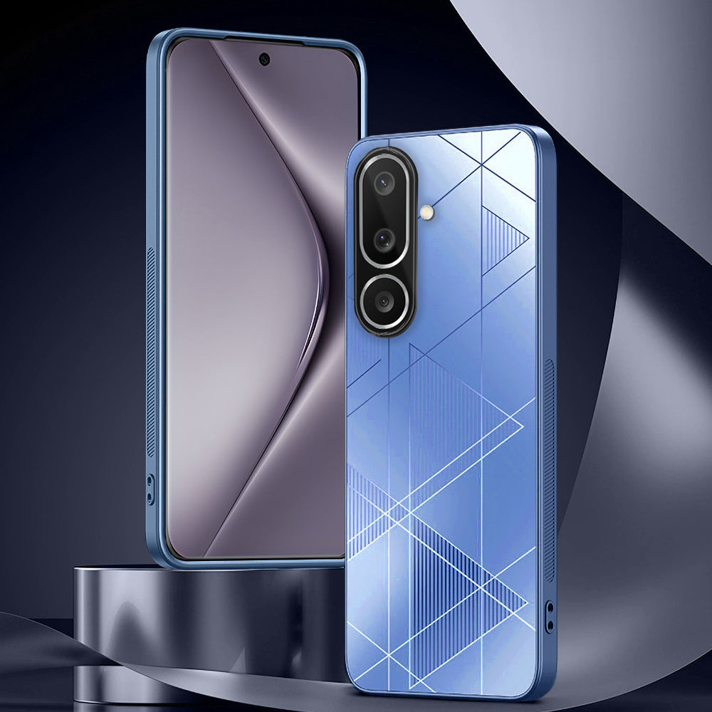 Samsung Galaxy M56 5G Triangle Pattern Matte Back Shockproof Case ...