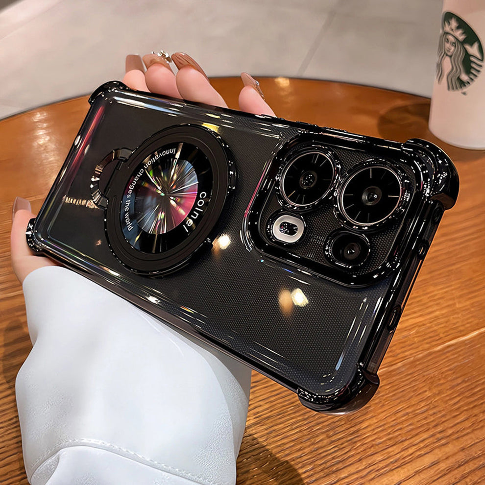 Oppo Reno 14 Pro 5G Original Luxury Magnifier Ring Stand Shockproof Ai ...