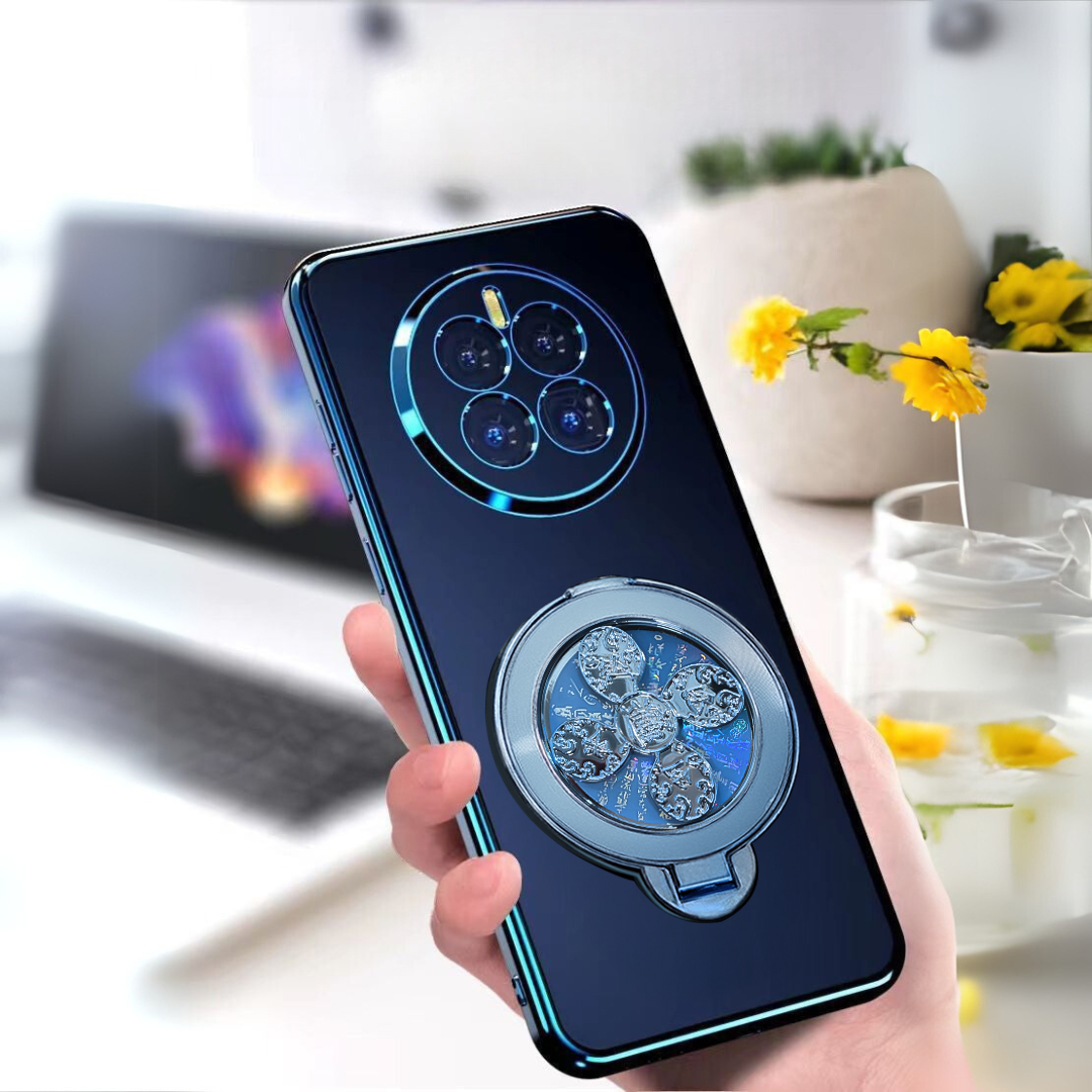 Realme 12 Pro+ 5G Electroplating Reflective Fidget Rotating Back Case ...