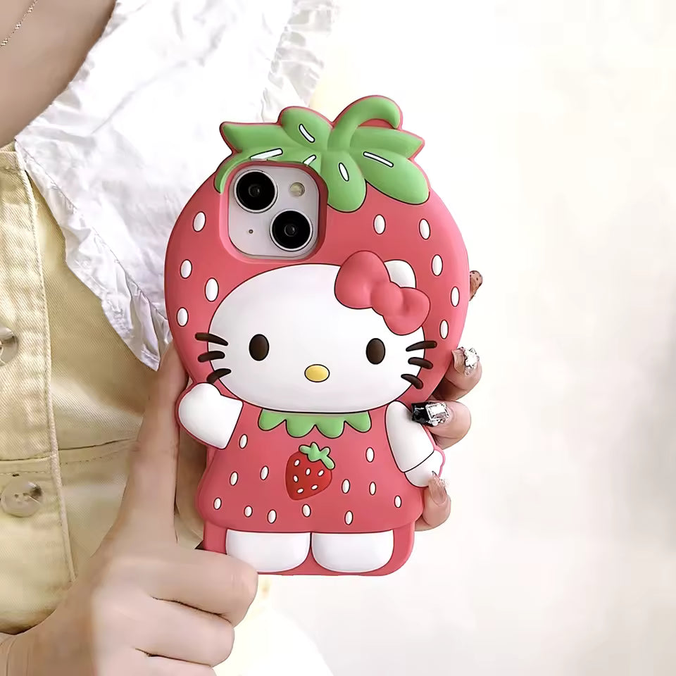 iPhone Series Cartoon Sanrio Strawberry Case – QWERTY CASES